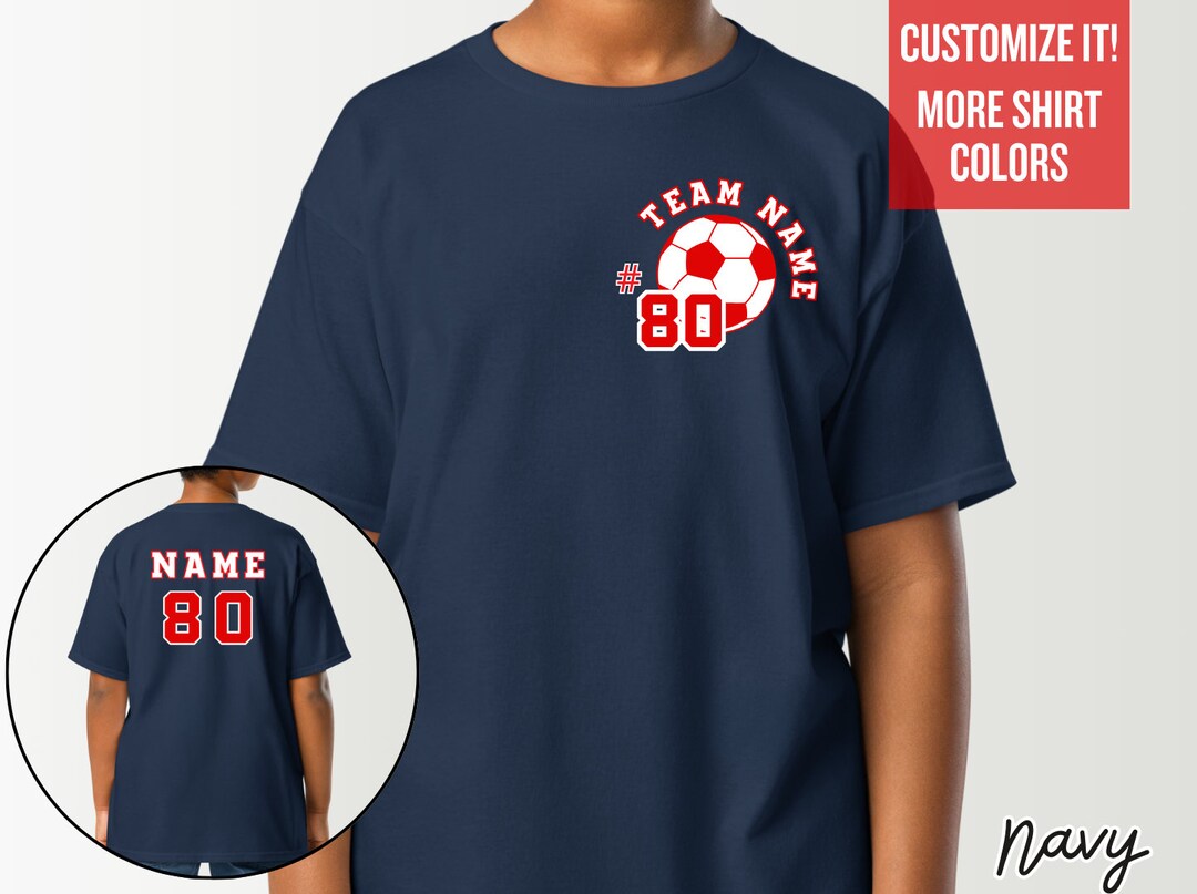 Custom Soccer Shirt, Personalized Soccer Shirt, Soccer Shirt, Soccer ...
