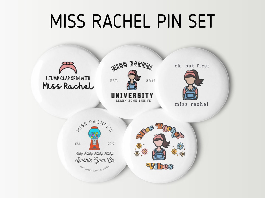 Ms Rachel Pin Set, Miss Rachel Pin Set, University of Miss Rachel Pins ...