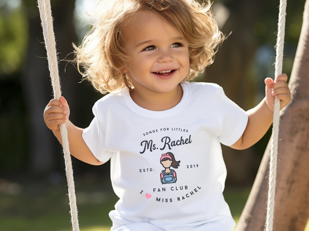 Ms Rachel Fan Club Tshirt, Miss Rachel Fan Shirt, Songs for Littles Fan ...