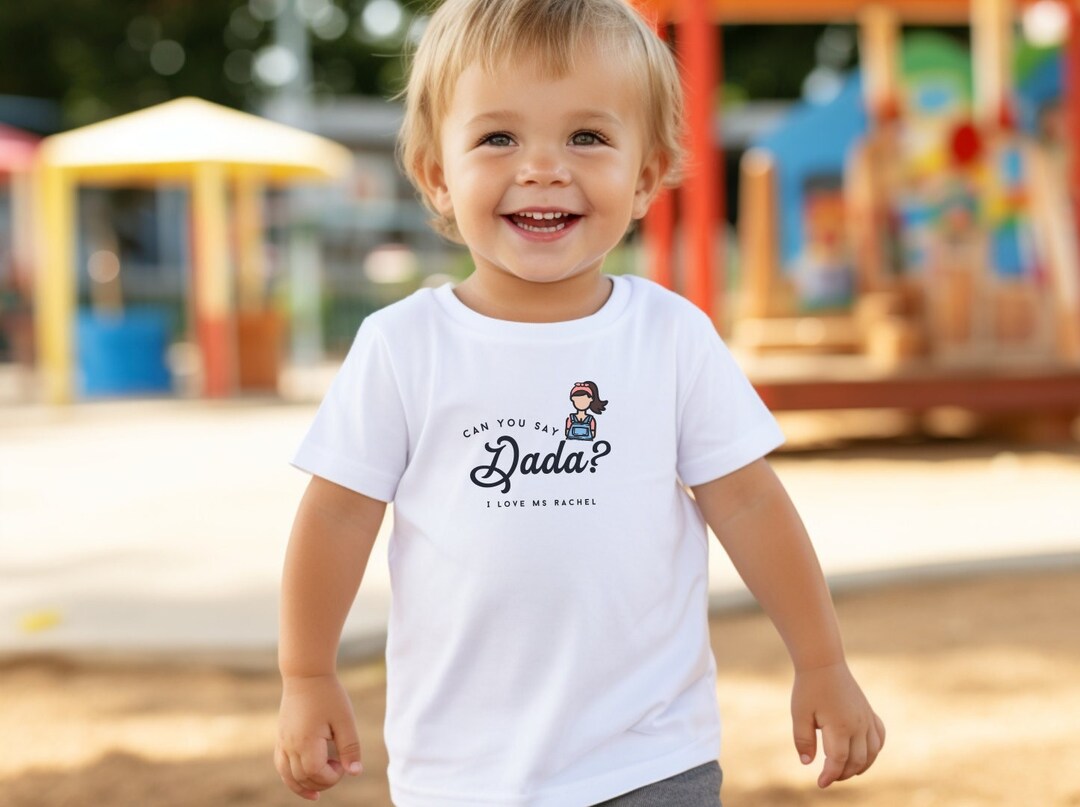 Ms Rachel Can You Say Dada Tshirt, Miss Rachel Bubble Can You Say Dada ...