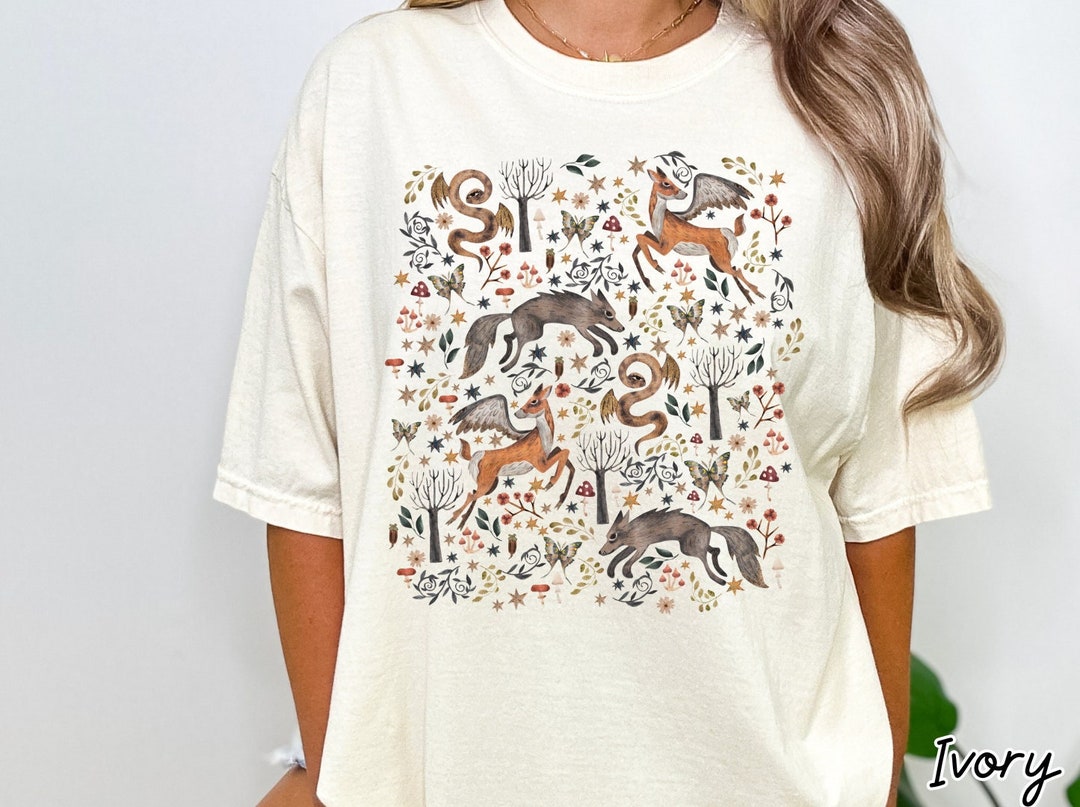 Goblincore Shirt, Mythical Creatures Shirt, Dark Forest Shirt ...