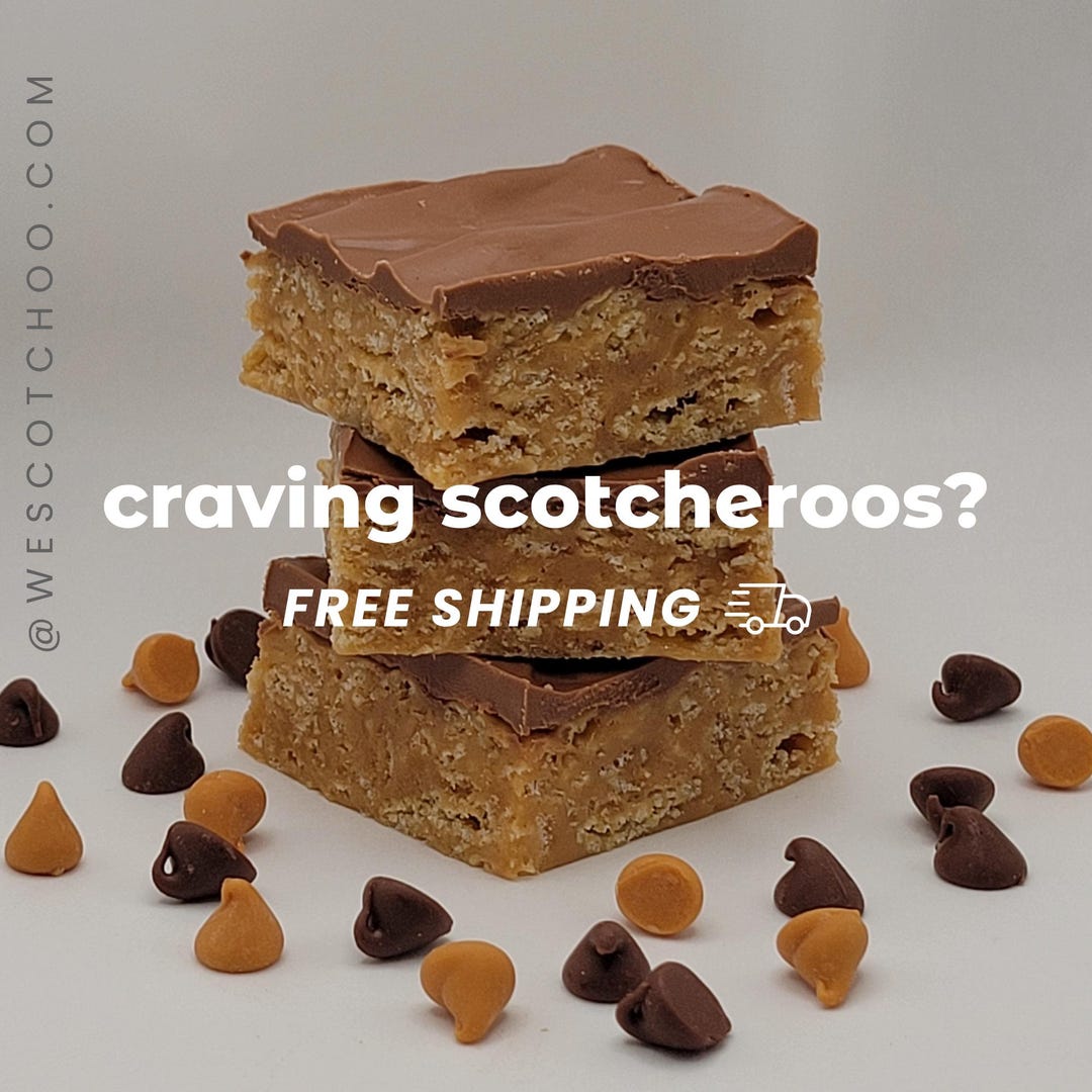Gourmet Scotcheroos: Peanut Butter Chocolate Butterscotch Treats - Etsy