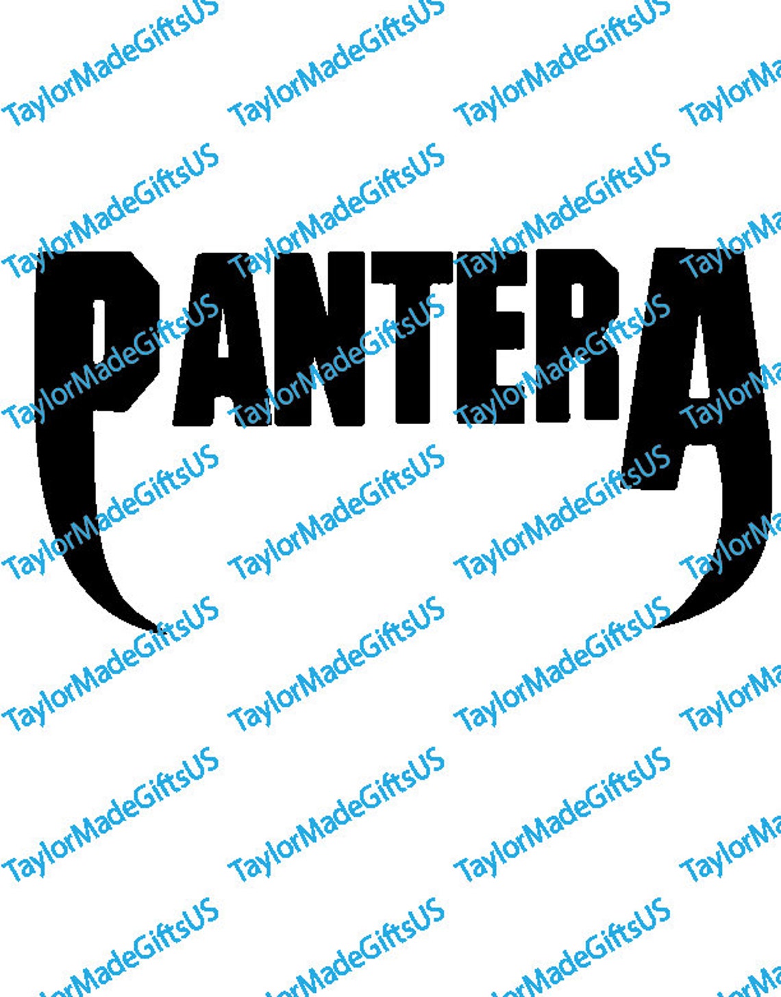 Pantera Svg Band Logo Instant Download Rock and Roll Music - Etsy