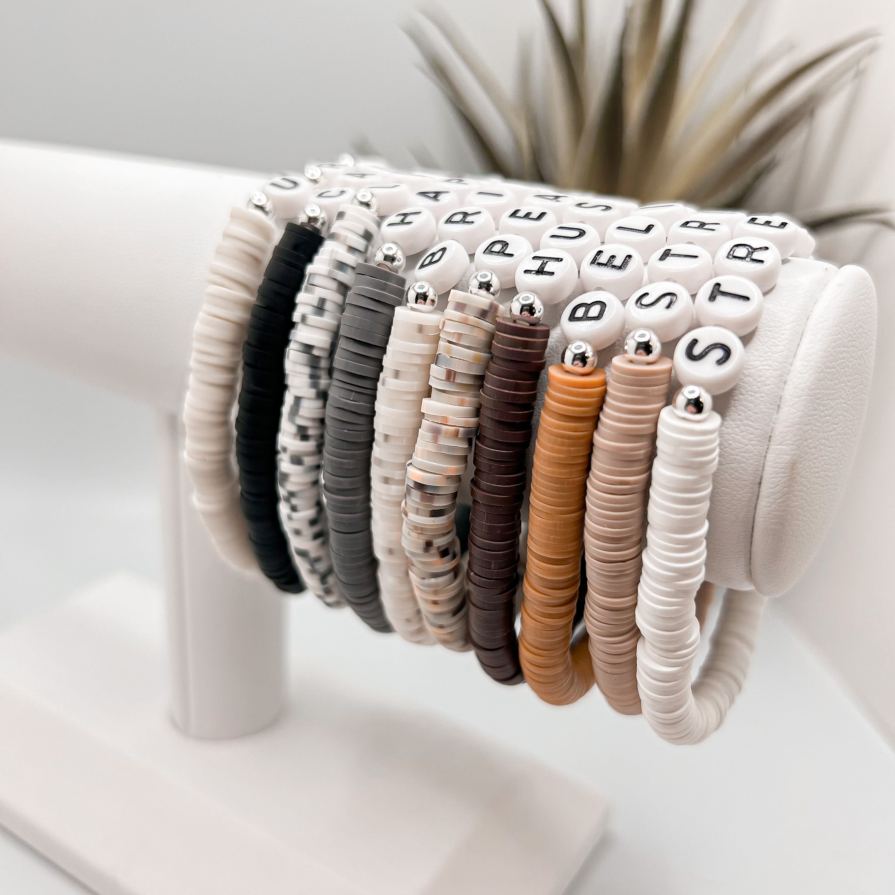 Custom Word Neutral Bracelets, Neutral Bracelet, Name Bracelets ...