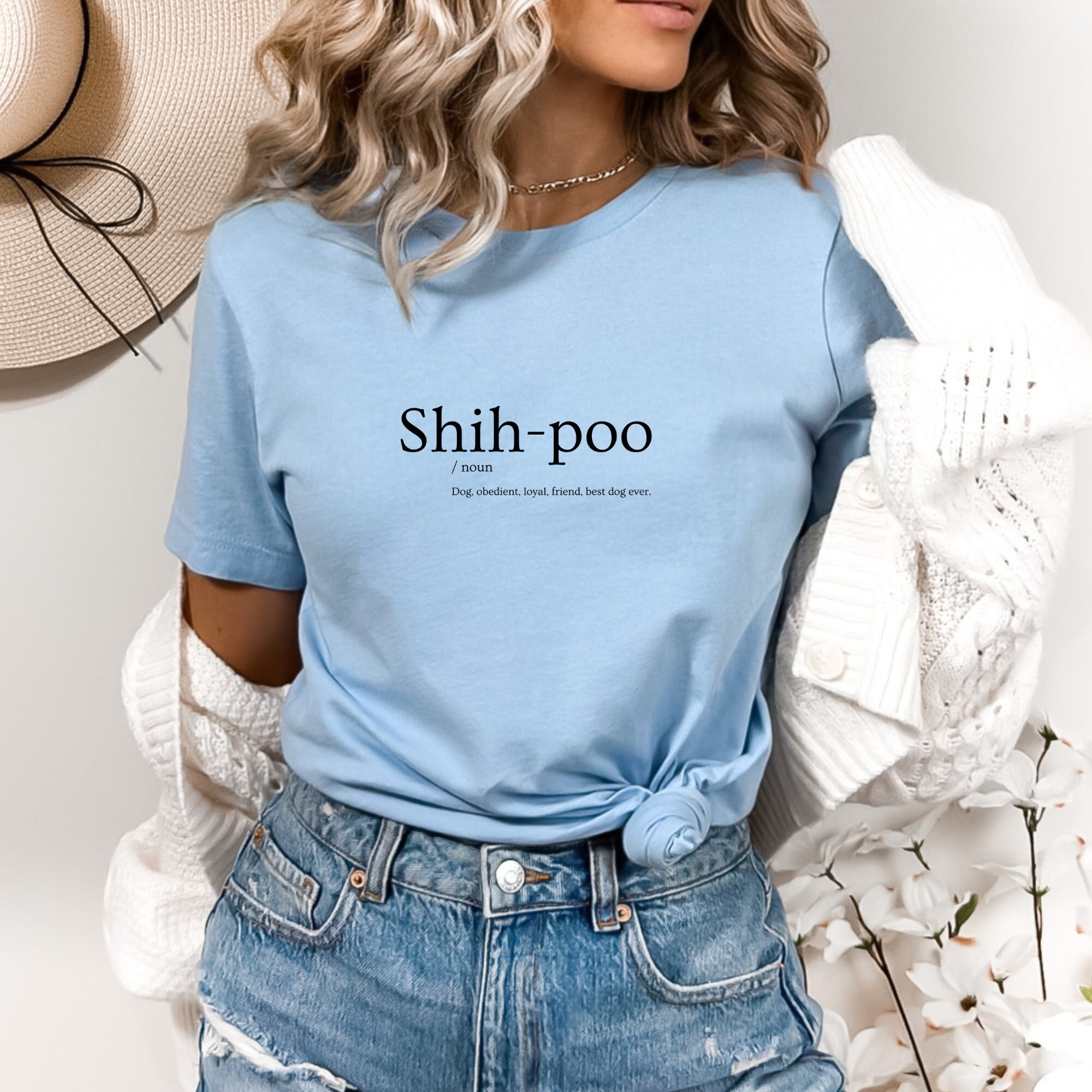 Shih-poo Dog T-shirt Definition, Doodle Shirt Mom Tee, Tshirt - Etsy