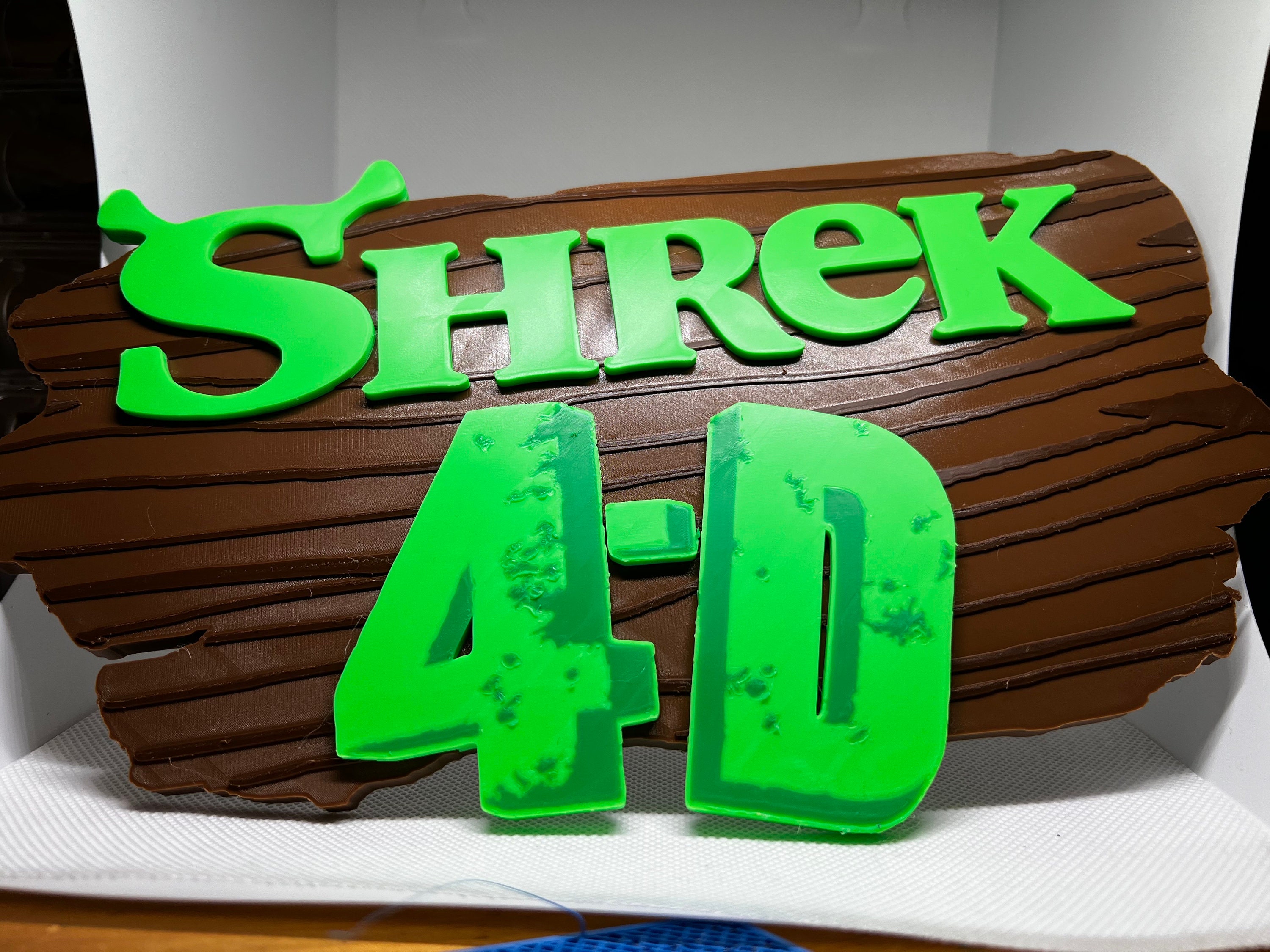 Shrek 4D the Ride Universal Studios Orlando Attraction Sign Display ...