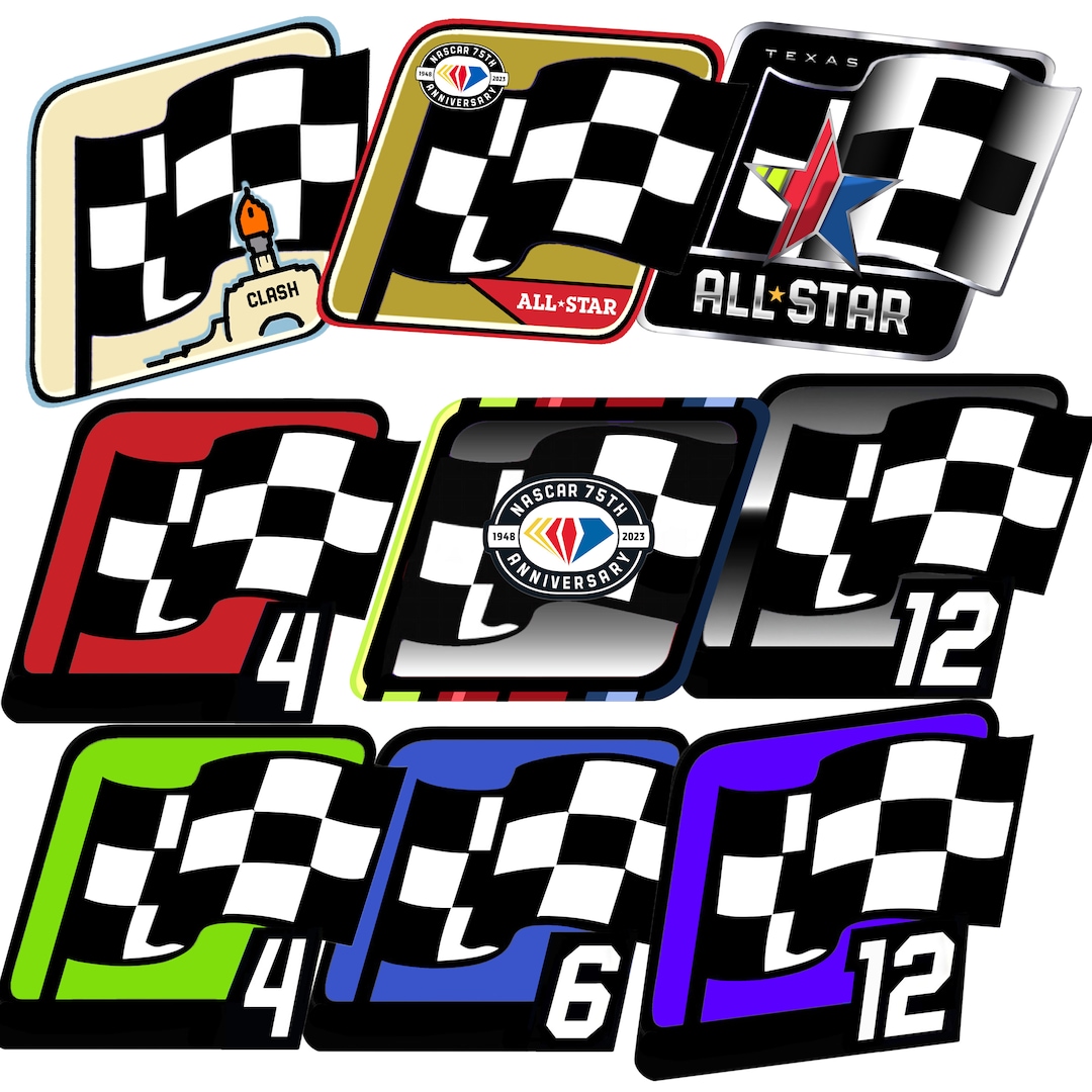 NASCAR Winner Stickers - Etsy