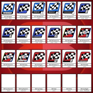 NASCAR Winner Stickers - Etsy