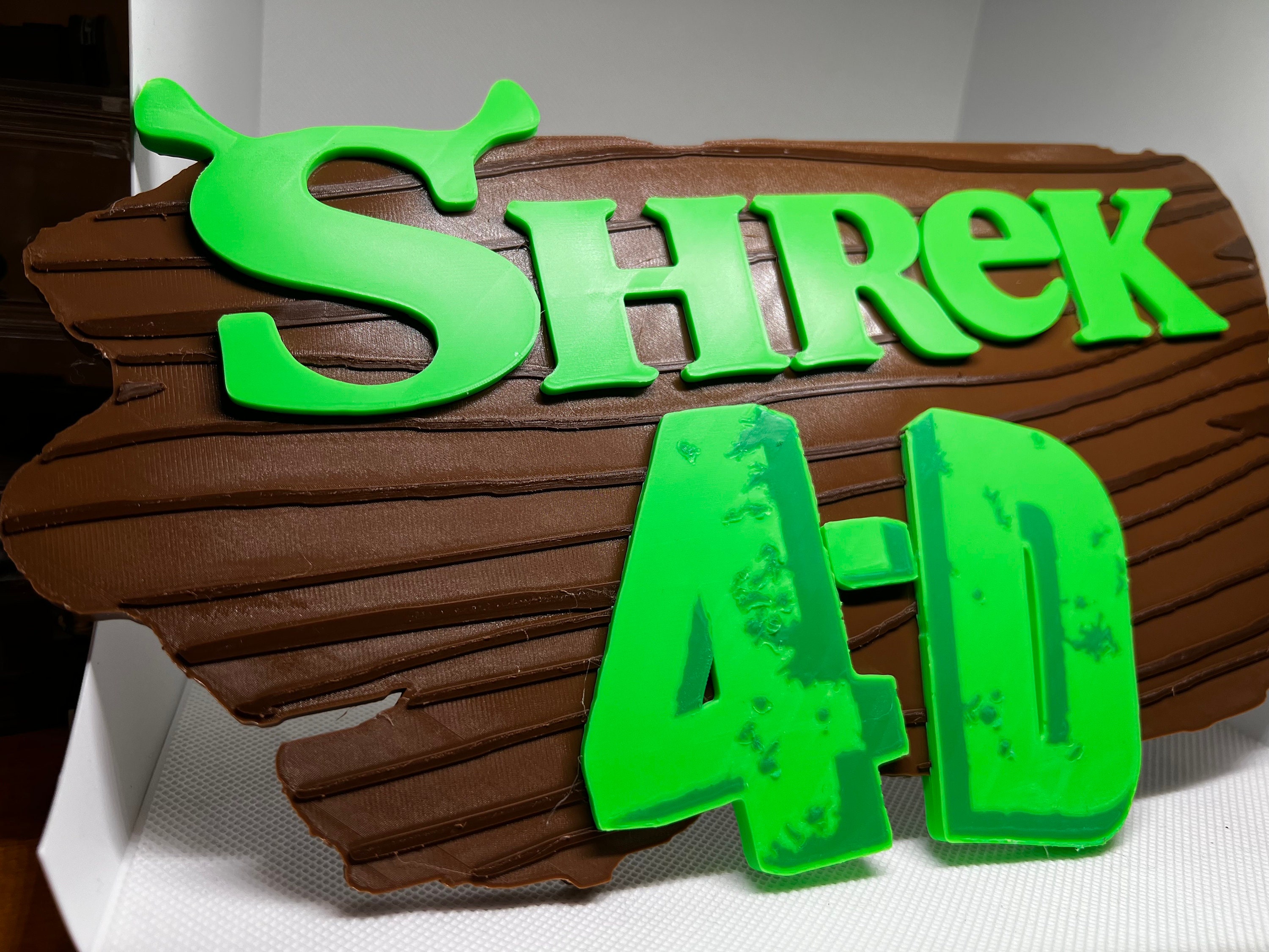 Shrek 4D the Ride Universal Studios Orlando Attraction Sign Display ...