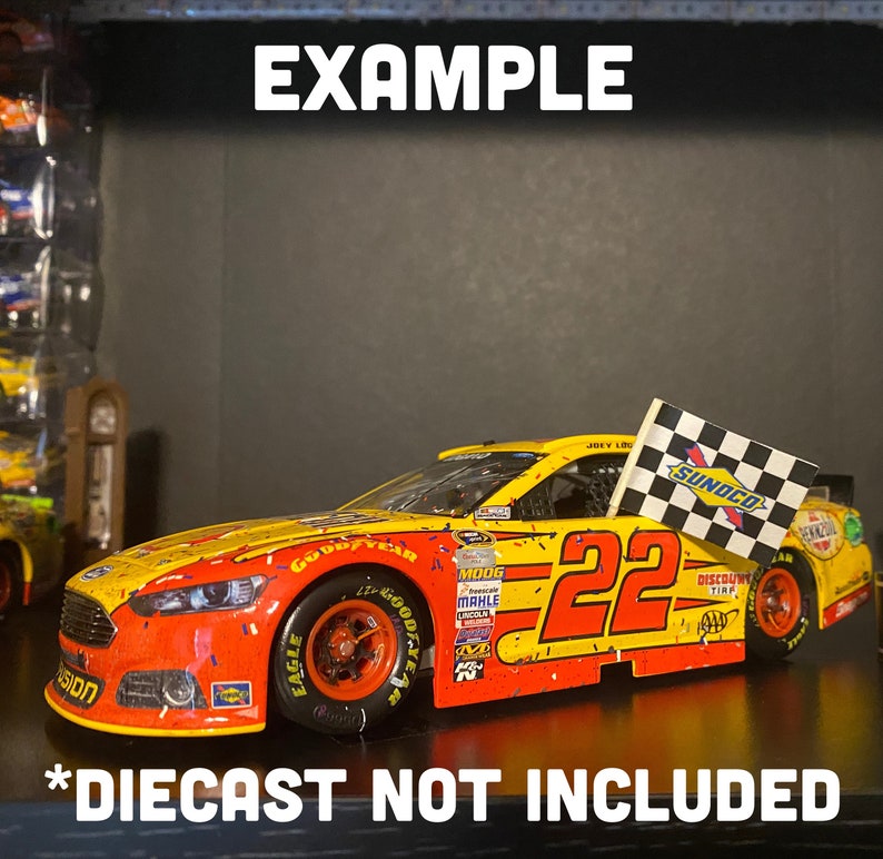 NASCAR 1:24 Flags - Etsy