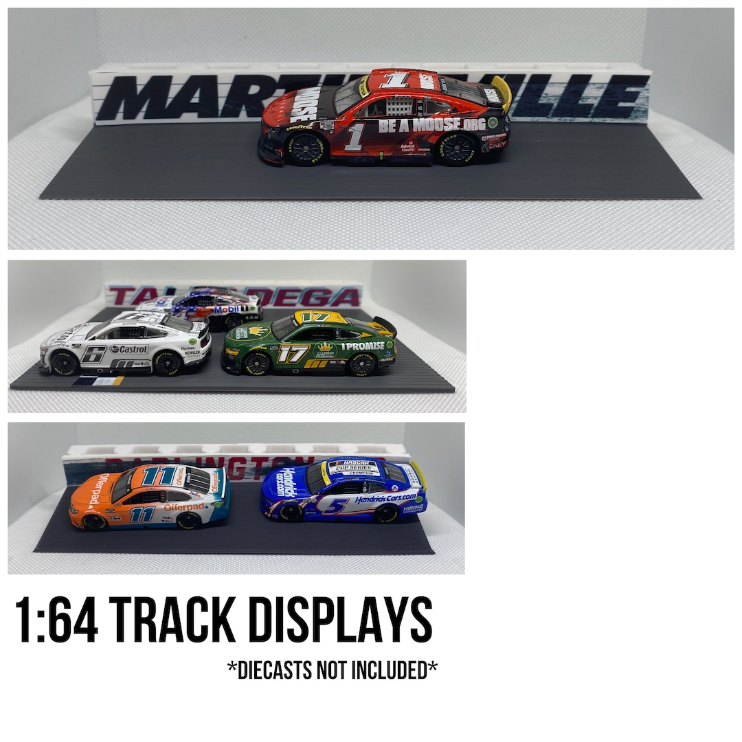 NASCAR 1:64 Track Displays - Etsy