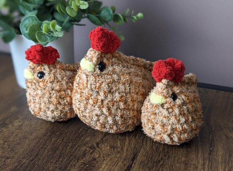 Chicken Ball Crochet Plushie Pattern: Amigurumi Family (PDF ONLY) - Etsy