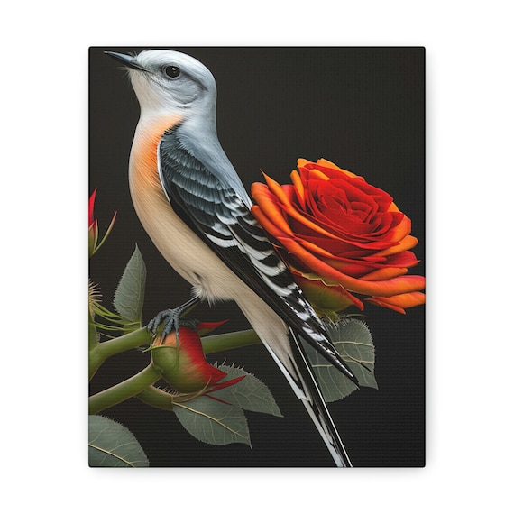 Scissor Tailed Flycatcher Clipart Flower