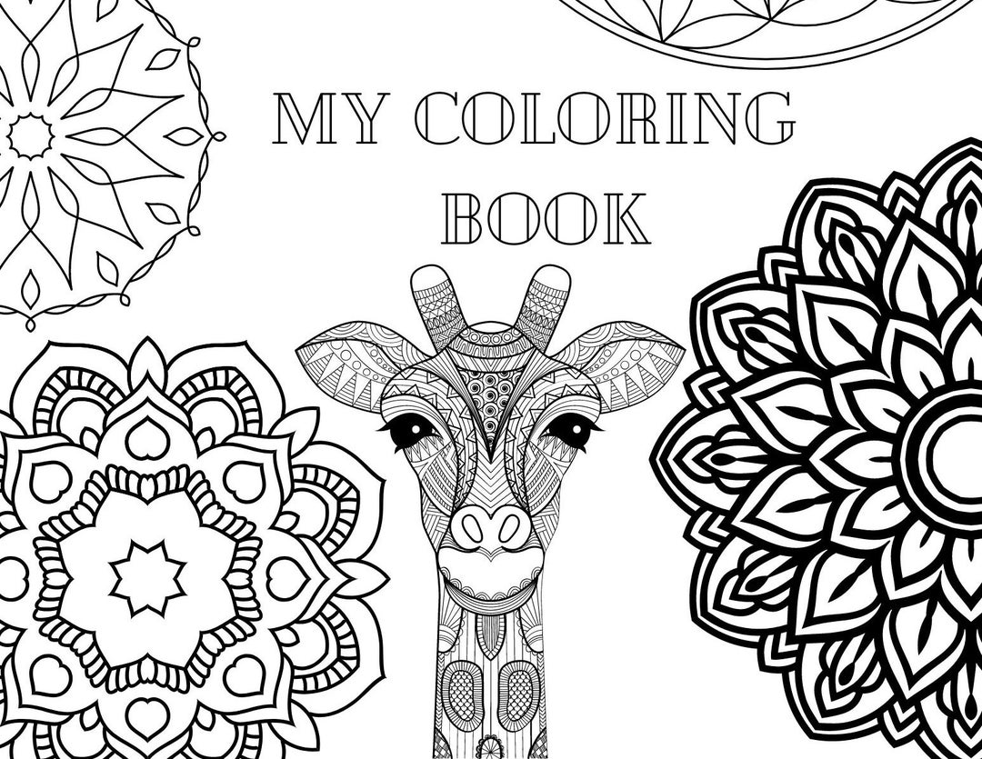 My Coloring Book - Etsy
