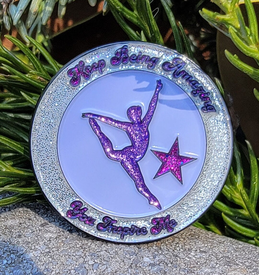 Five Dance Inspiration Glitter Pins - Gifts to Dancers That Inspire You ...