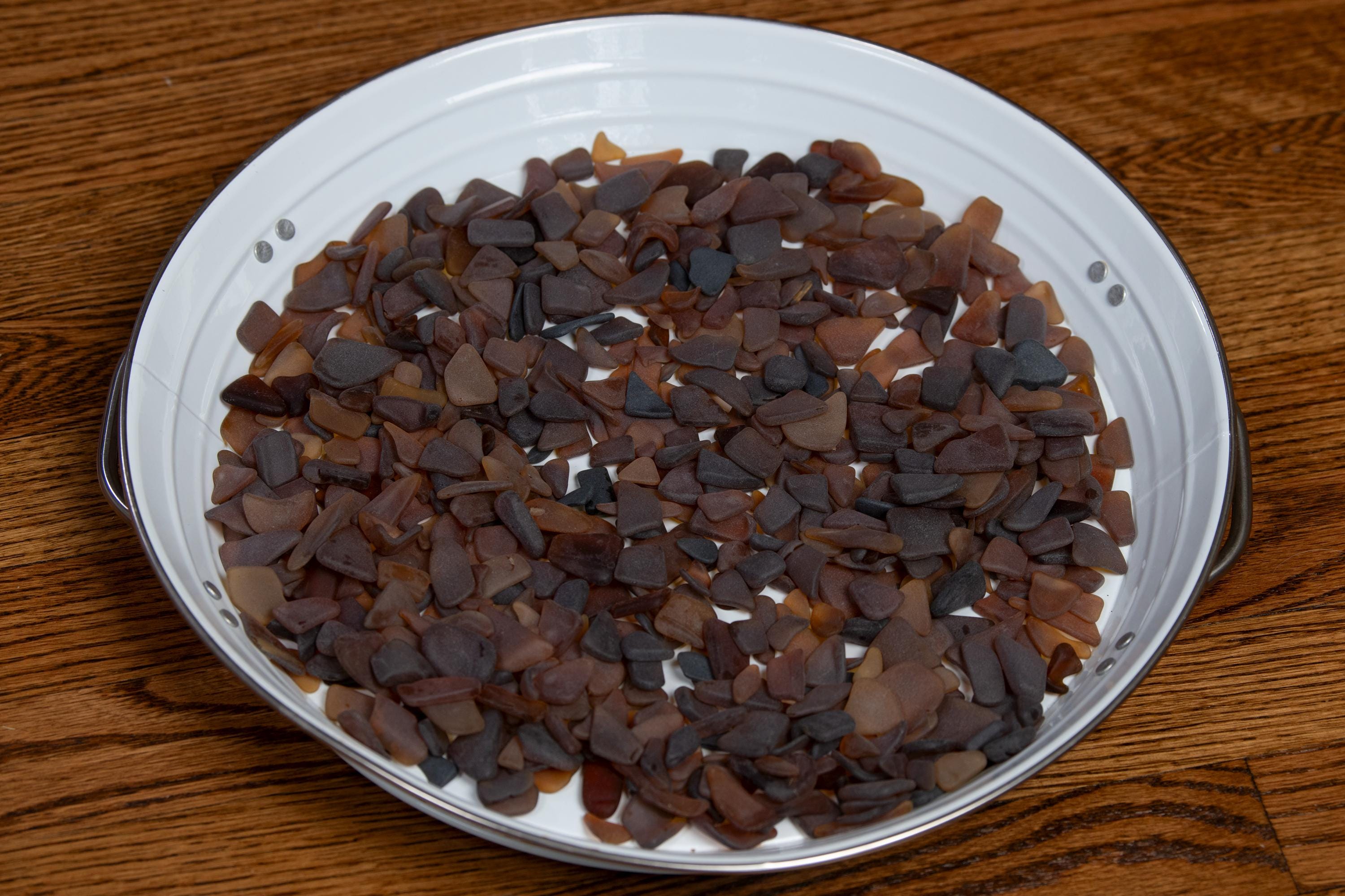 Brown Antique Tumbled Glass - 1" Small and Smaller - Etsy