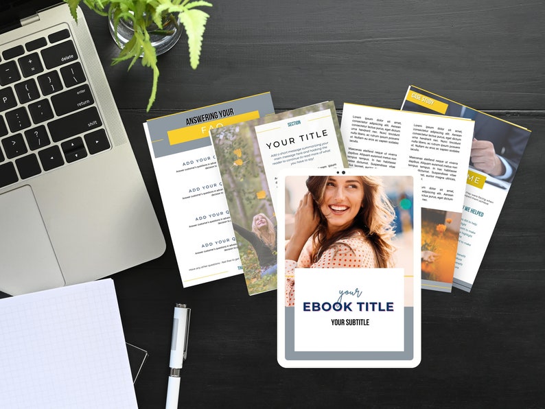 Ebook Template Canva, Template Bundle, Editable Pages, Customizable ...