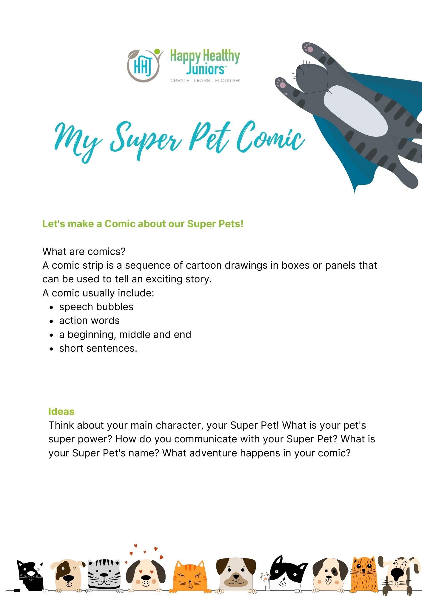 Pets Unit Study Bundle | Homeschool Curriculum | Printable Activities ...