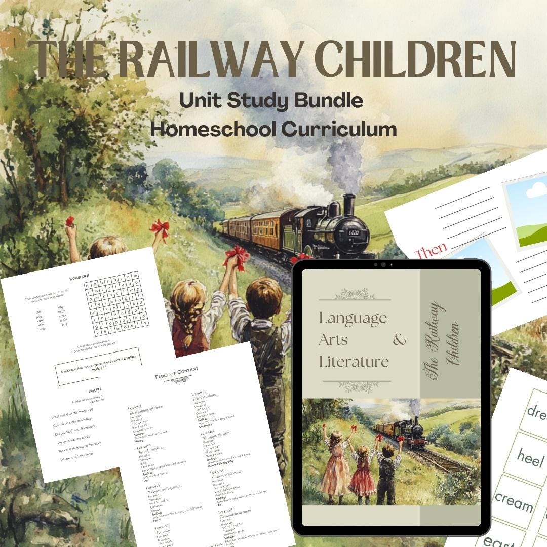 The Railway Children Language Arts Unit | Charlotte Mason-inspired ...