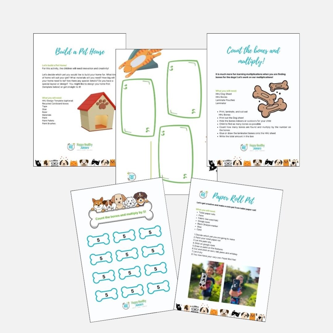 Pets Unit Study Bundle | Homeschool Curriculum | Printable Activities ...