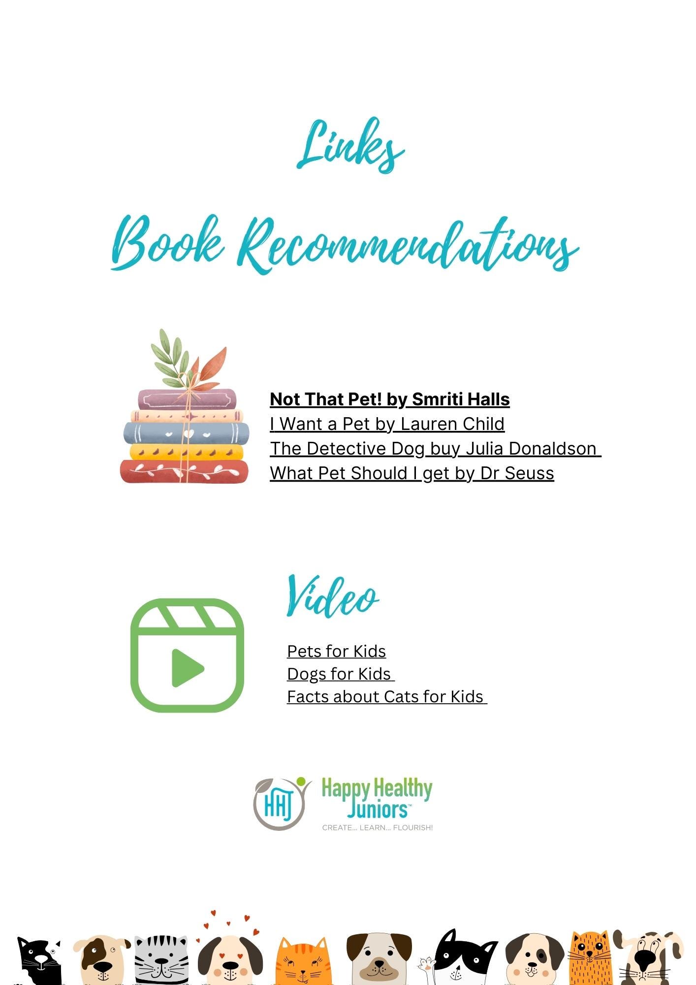 Pets Unit Study Bundle | Homeschool Curriculum | Printable Activities ...