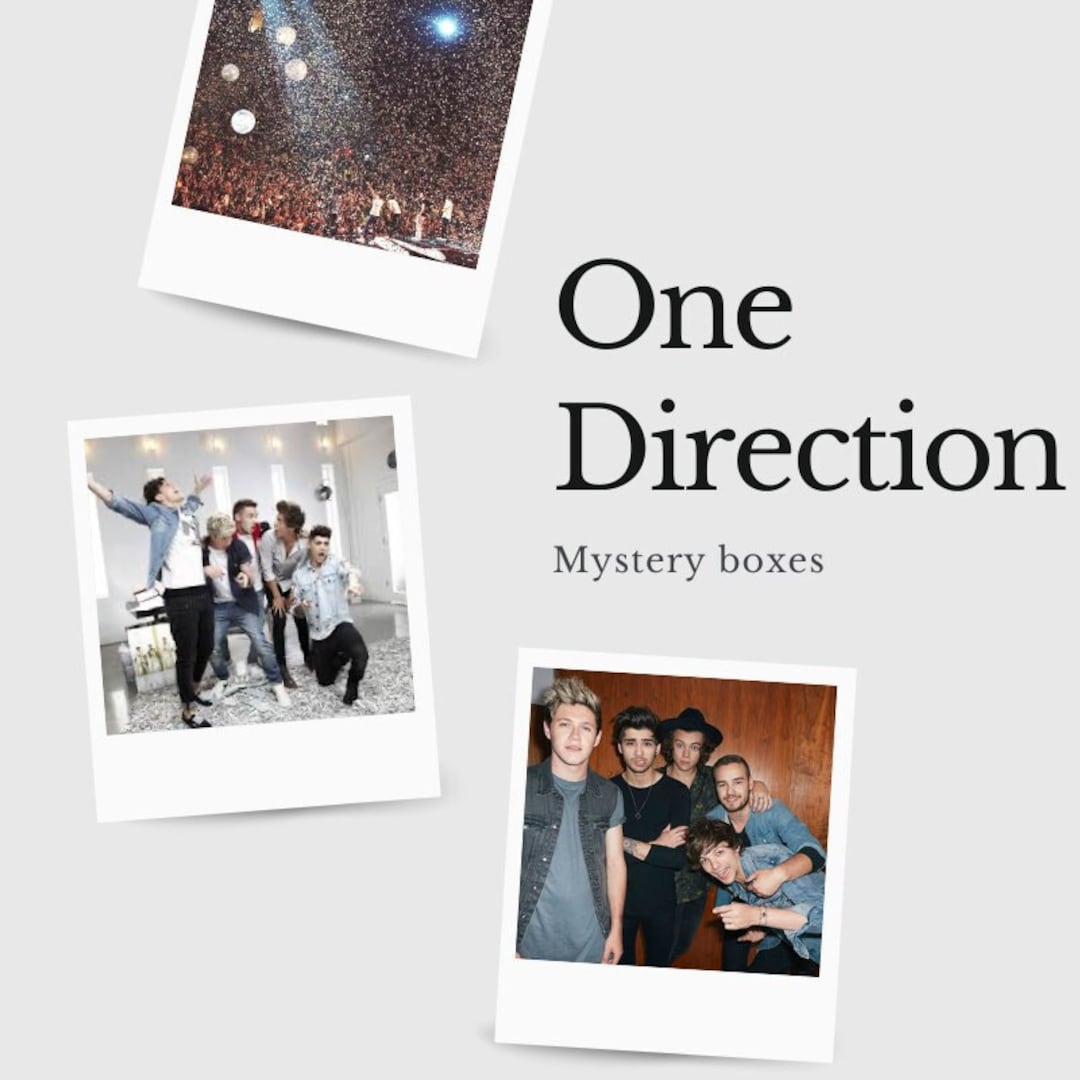 One Direction Mystery Box, Harry Styles, Zayn Malik, Niall Horan, Louis ...