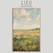 Wildflower Field Grass Landscape, Rustic Oil Painting, Wall Art Print Portrait, Flower Meadow ...