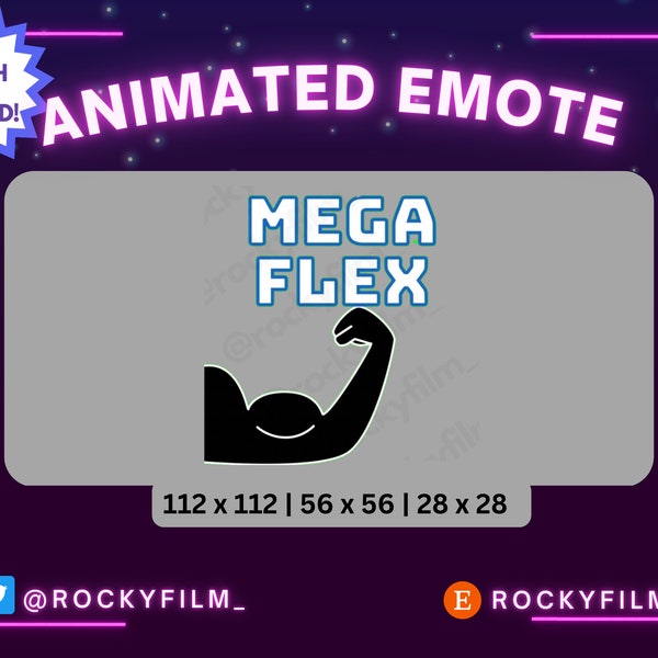 Flex Twitch Emote - Etsy
