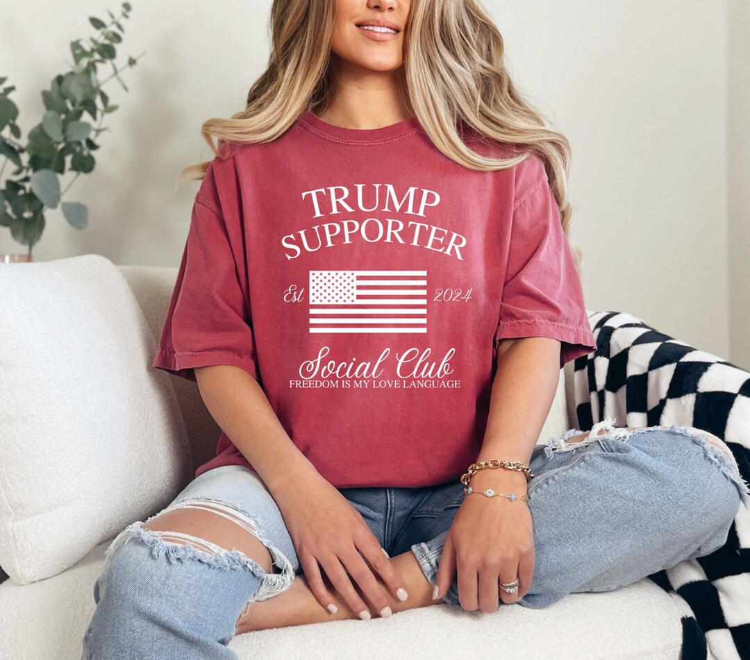 Trump Shirt, Trump Social Club, Preppy Clothing, Comfort Colors Trump ...