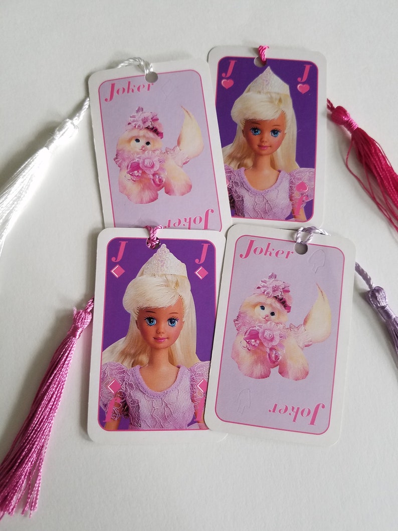 Playing Card Bookmarks Made From Cards With Barbie, Ken, Skipper ...