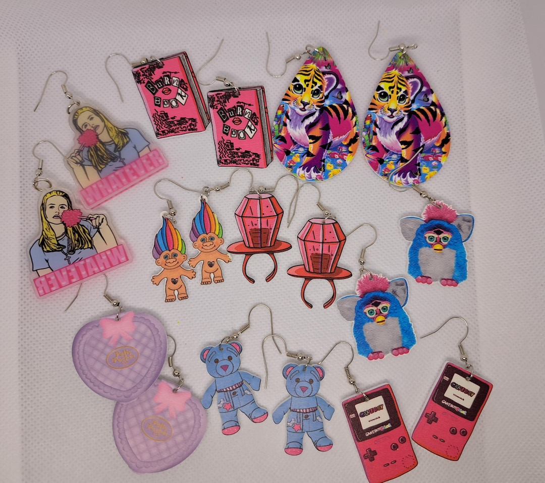 Nostalgic 90's and Early 2000's Earrings, 1 Pair - Etsy