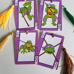 TMNT Bookmarks Choose Which Character - Etsy