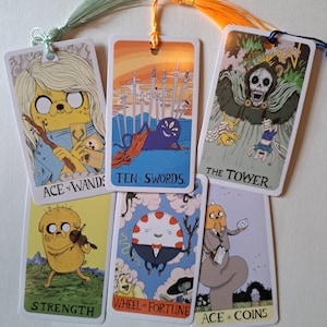 Adventure Time Tarot Card Bookmark - Etsy