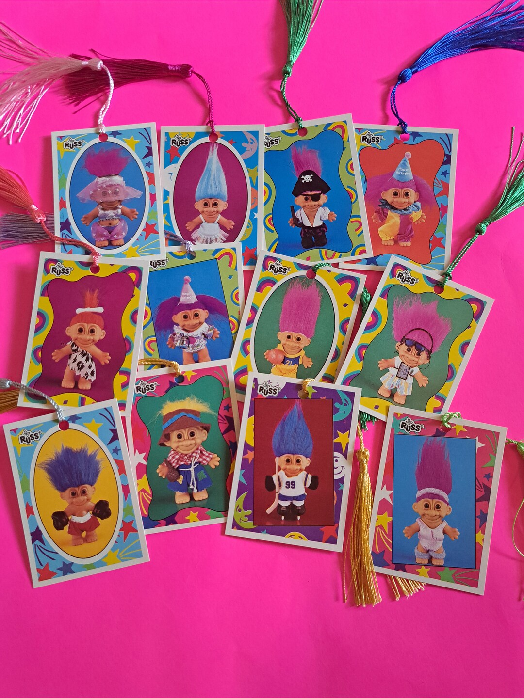 Troll Trading Card Bookmark - Etsy