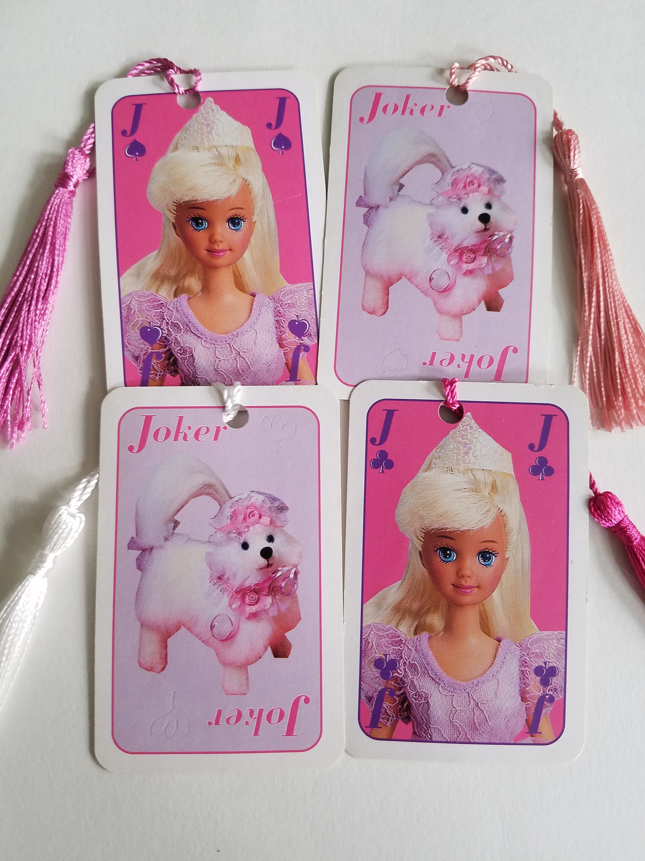 Playing Card Bookmarks Made From Cards With Barbie, Ken, Skipper ...