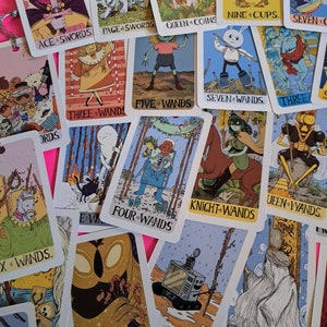 Intuitively Picked Adventure Time Inspired Tarot Card Bookmark - Etsy