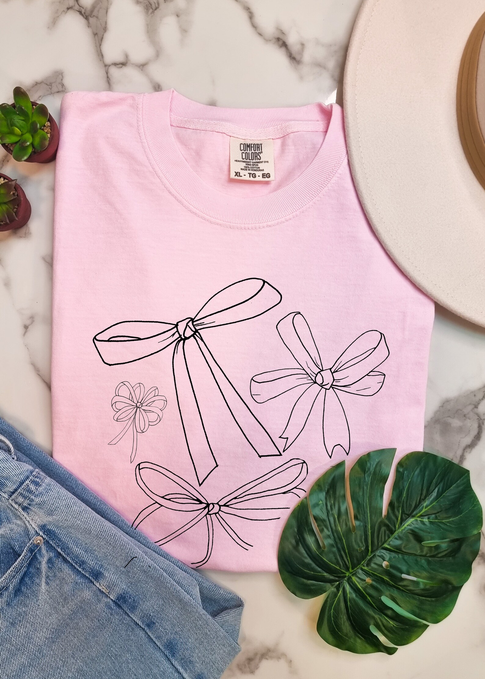 Bow Tshirt Trendy Bow Shirt Oversized Coquette Top for Girls Ballerina ...