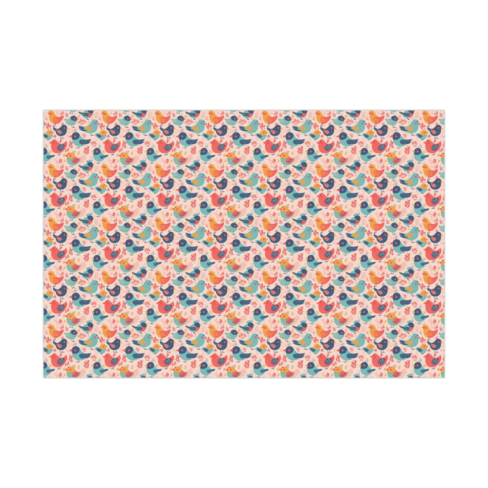 Cute Colorful Birds Wrapping Paper | Bright Little Birds Gift Wrap sold ...