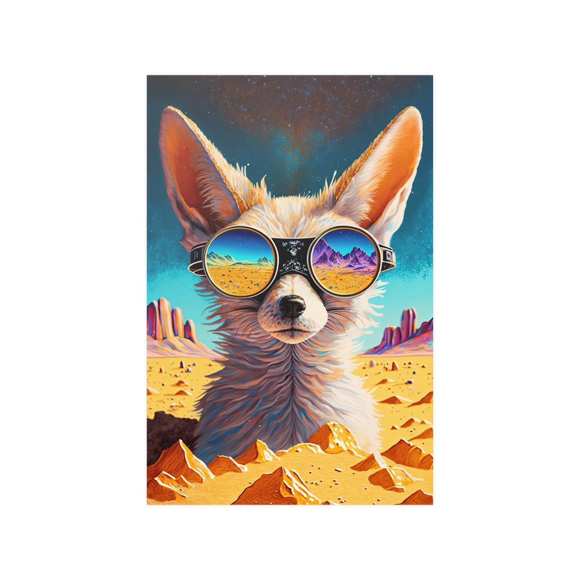 Fennec Fox Spirit Guide Poster - Etsy