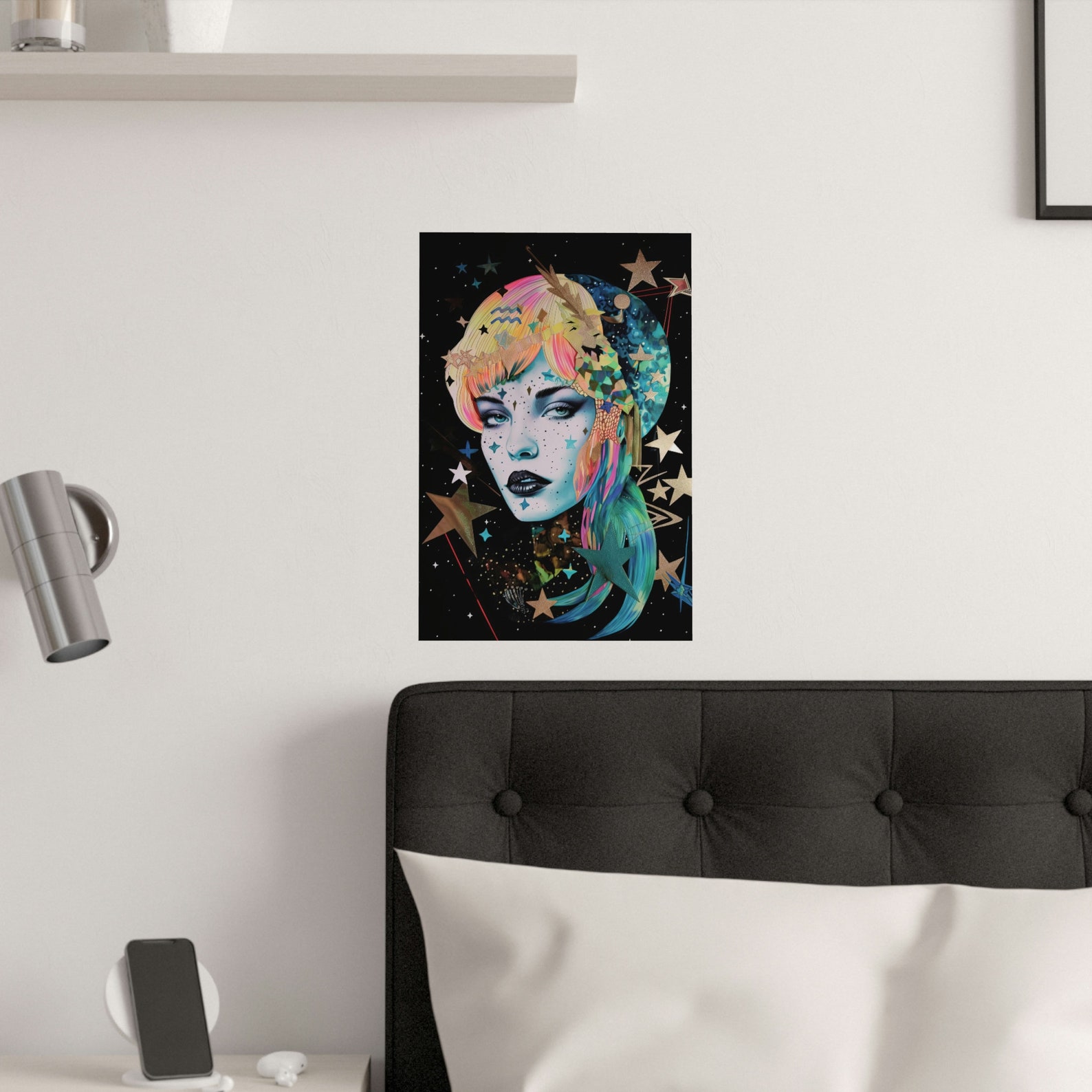 Rebellious Aquarius Poster, Aquarius Zodiac Sign, Rebel Woman Astrology ...