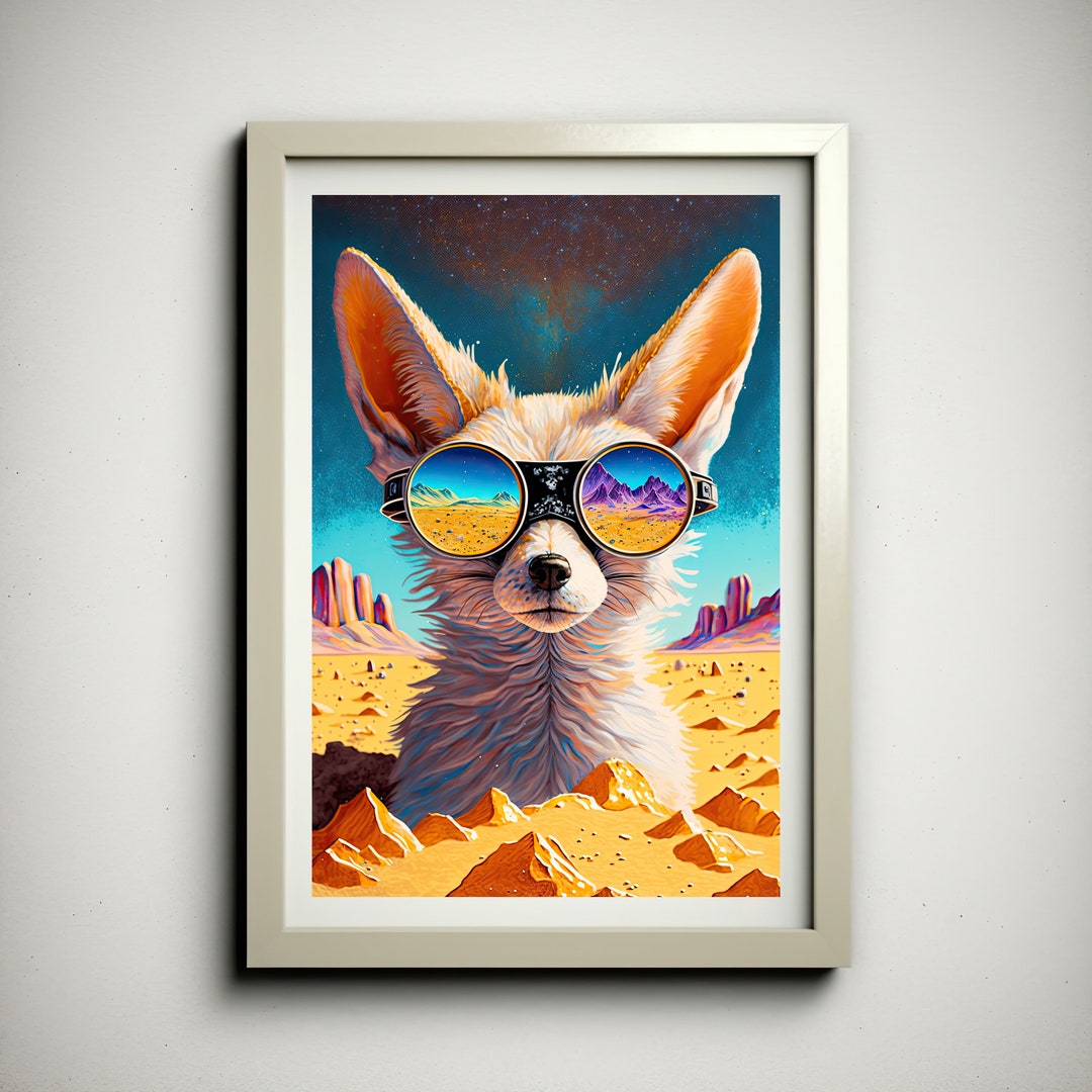 Fennec Fox Spirit Guide Poster - Etsy
