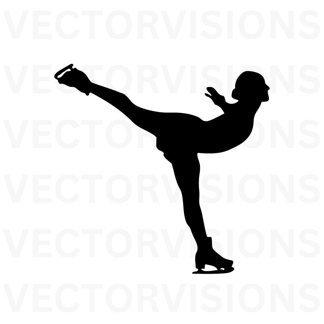 Ice Skater Svg, Ice Skater Silhouette, Ice Skater Cricut, Sport Svg ...