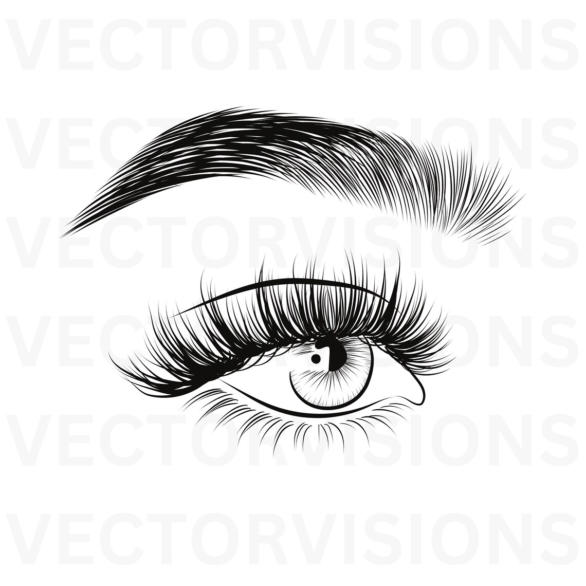 Lashes Svg, Brows Svg, Makeup Svg, Eyes Cricut, Lash Artists Svg ...
