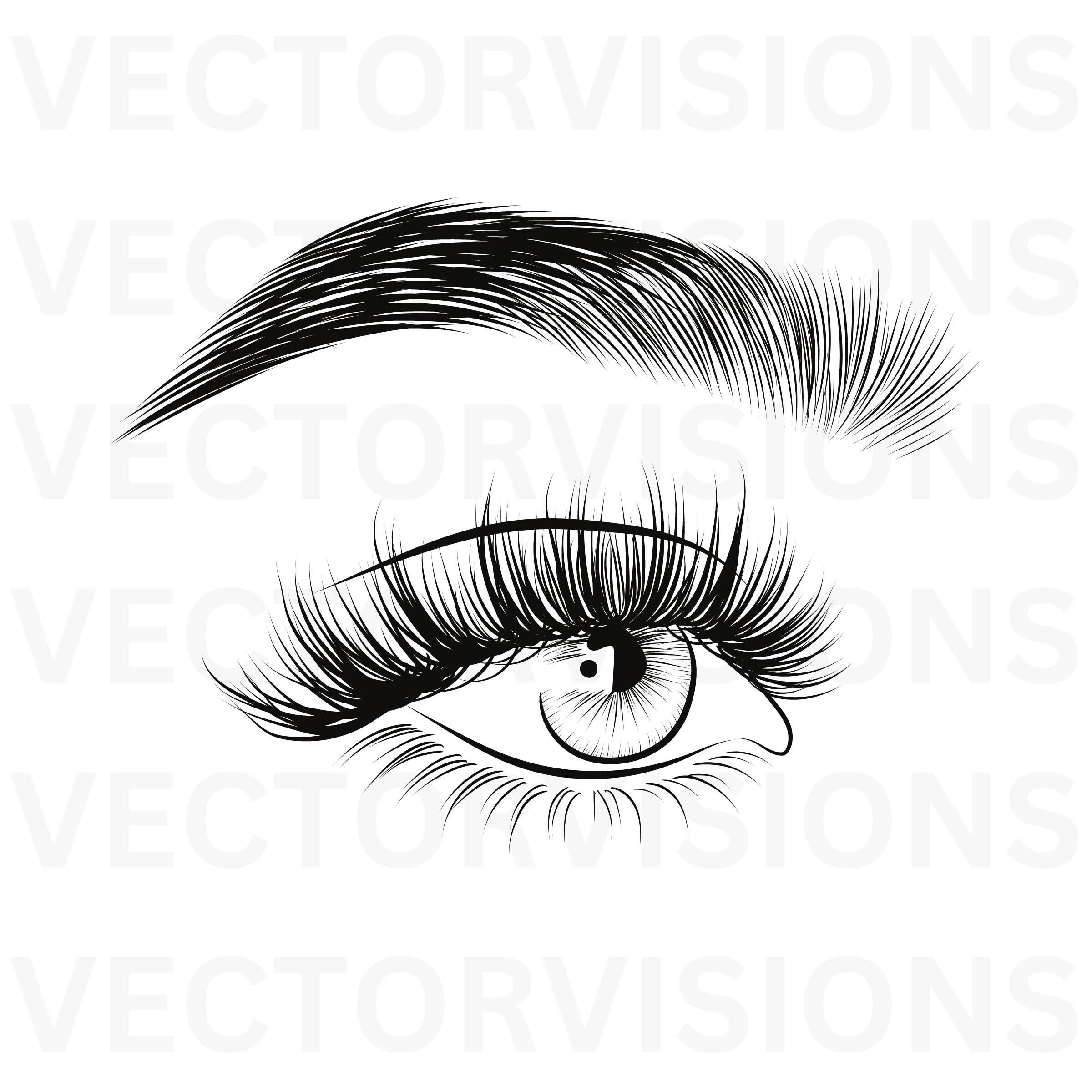 Lashes Svg, Brows Svg, Makeup Svg, Eyes Cricut, Lash Artists Svg ...