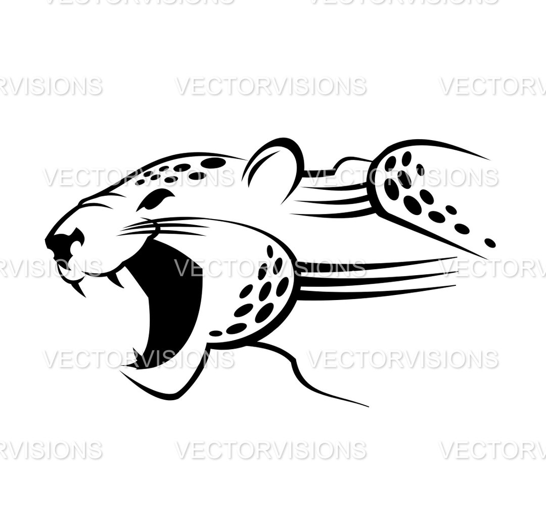 Wild Cheetah Svg, Cheetah Svh, Vector Cut File for Cricut,cricut ...