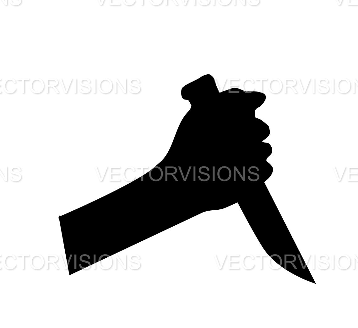 Knife Svg, Holding Knife Svg, Vector Cut File for Cricut,cricut ...