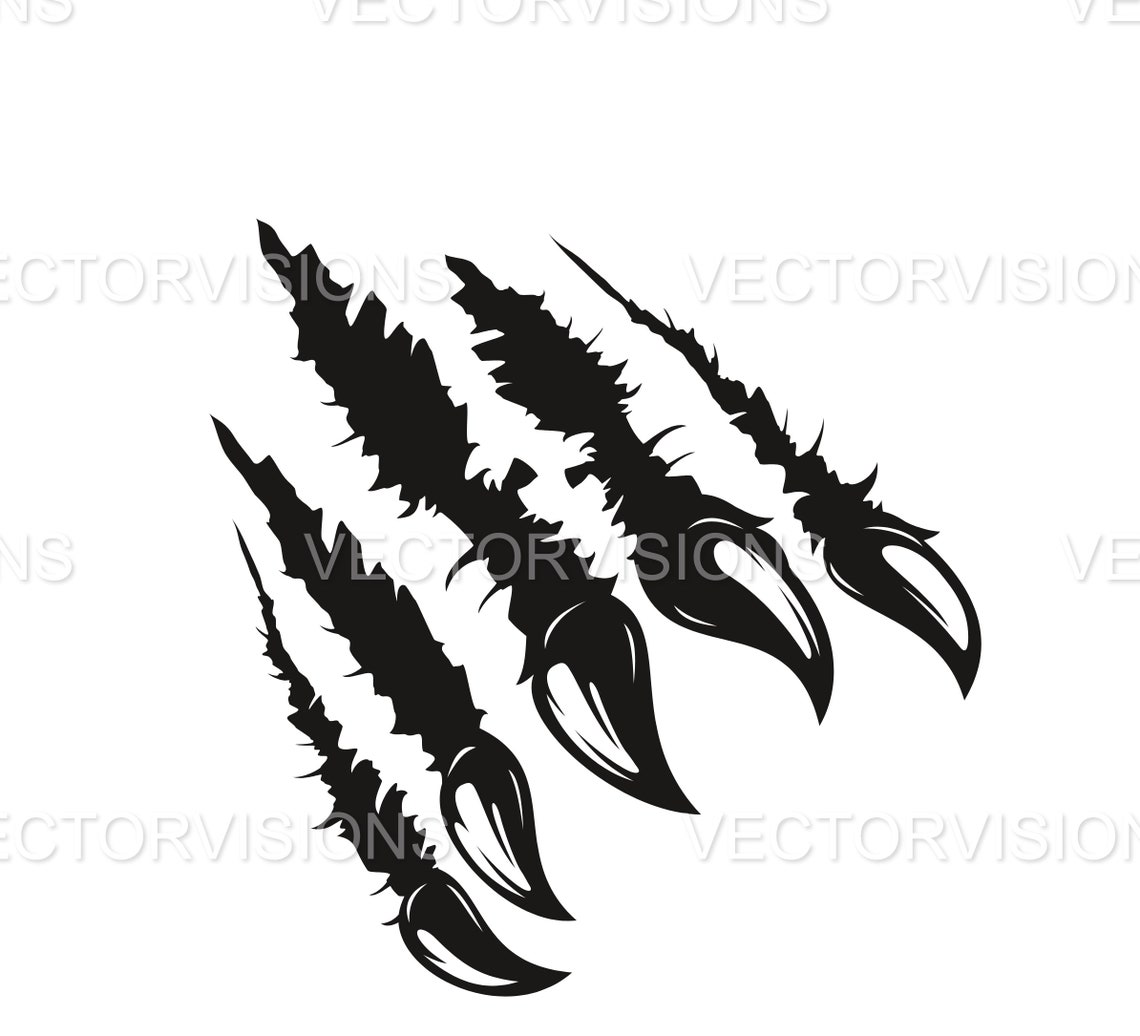 Claw Scratch Svg, Scratch Svg, Vector Cut File for Cricut,cricut ...
