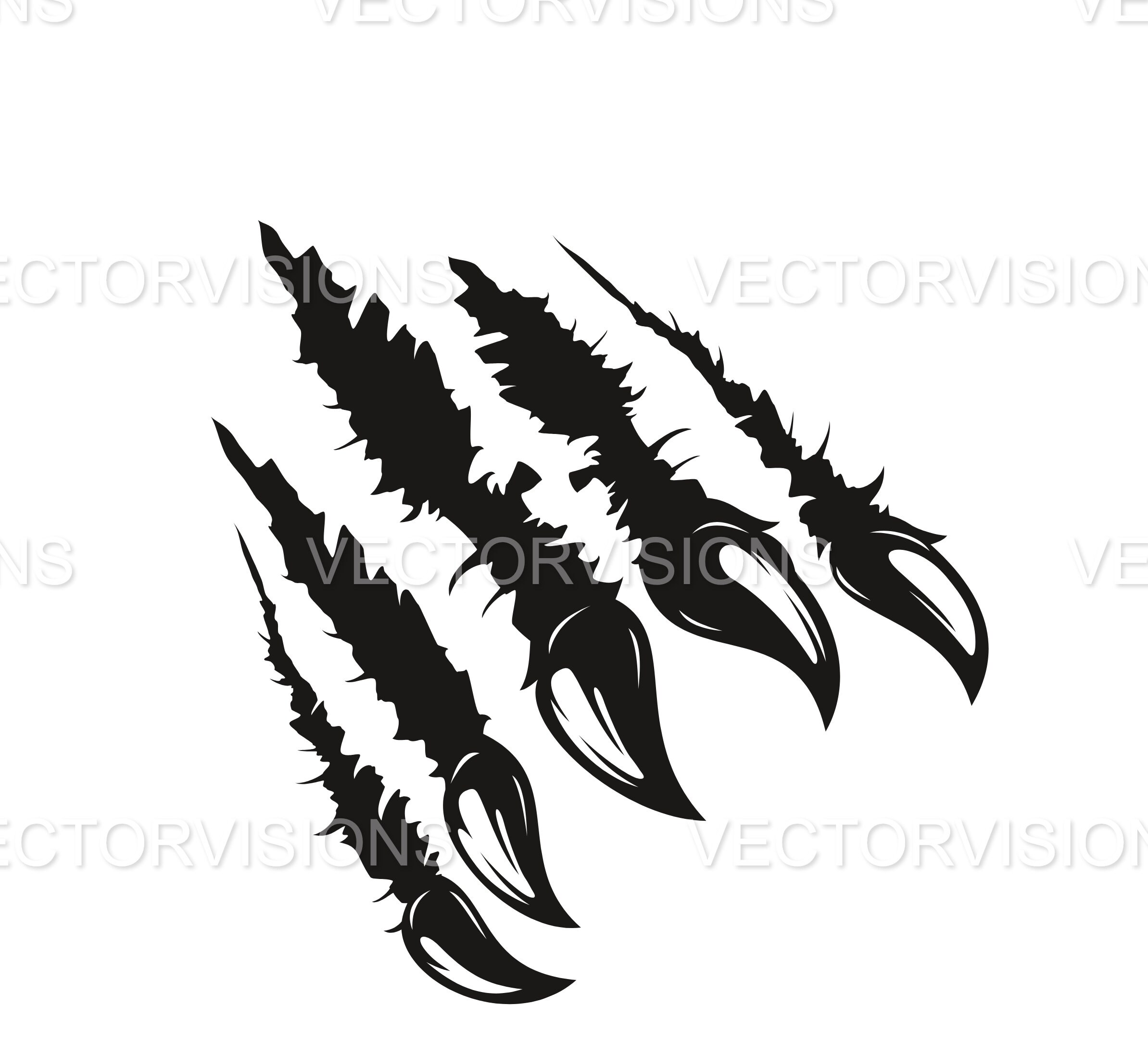 Claw Scratch Svg, Scratch Svg, Vector Cut File for Cricut,cricut ...