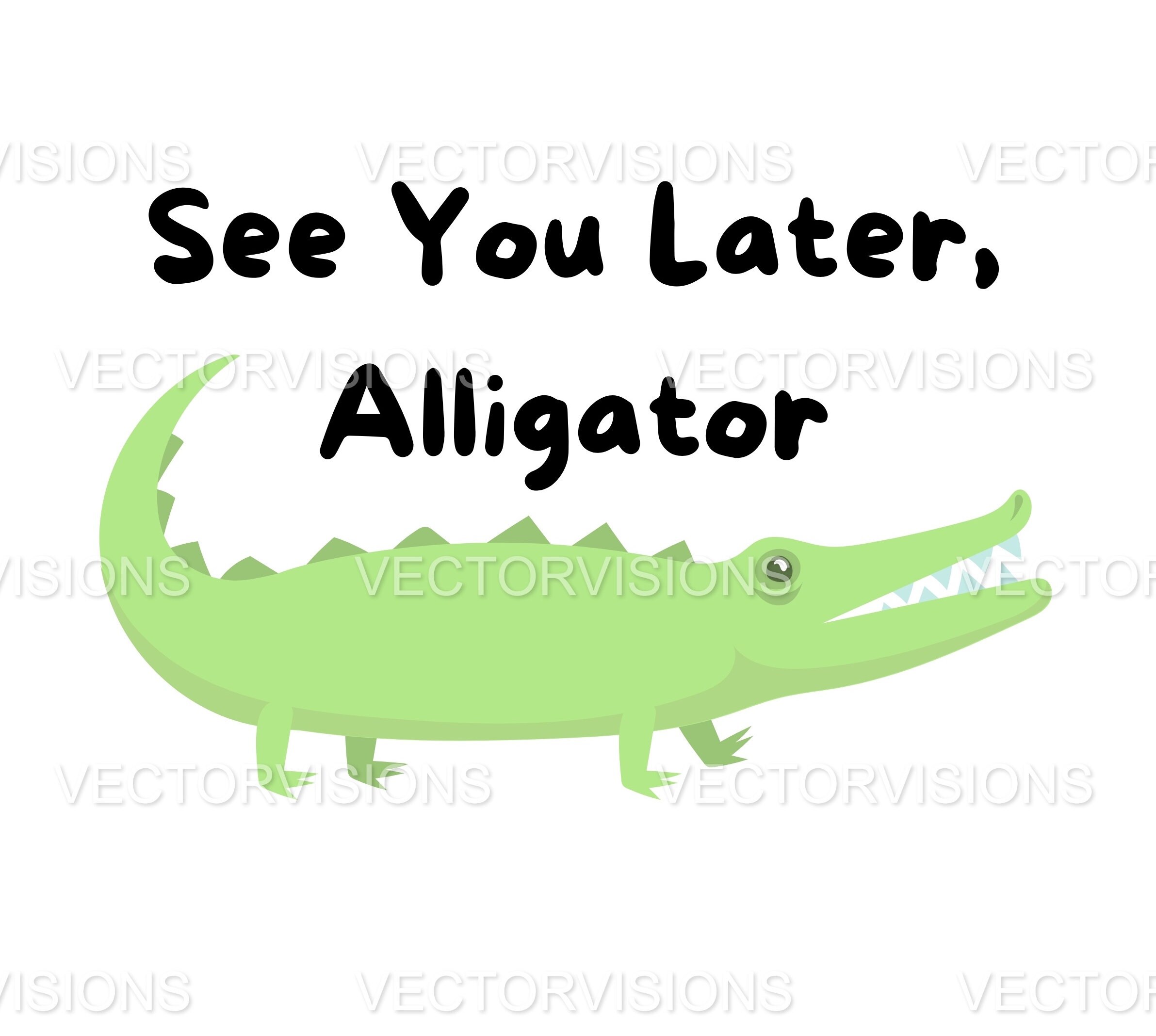 See You Later Alligator SVG, Alligator Svg, Learning Svg, Kids Svg ...