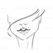 Face Svg, Face Png, Face Silhouette, Vector Cut File for Cricut ...